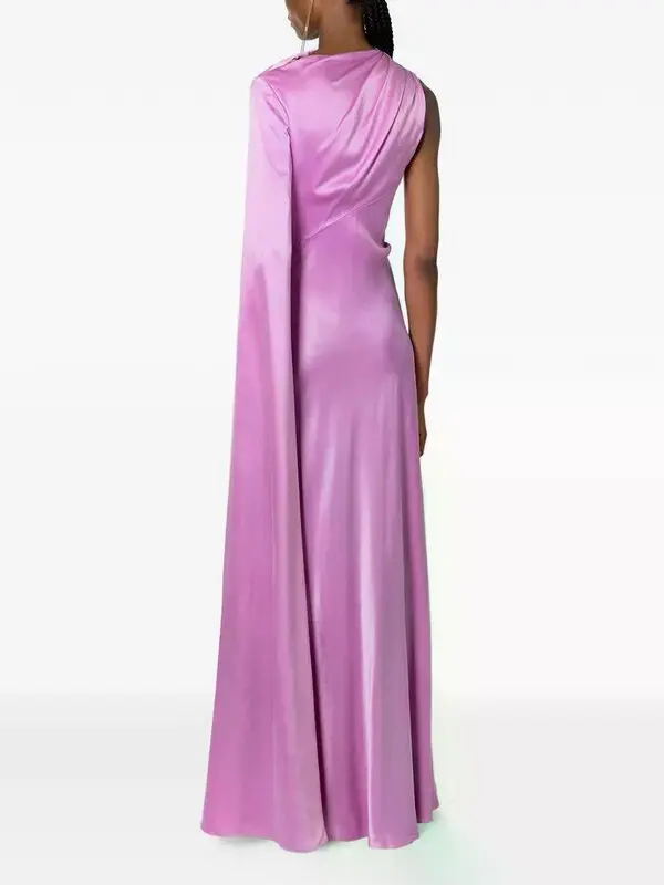 ROKSANDA Draped Silk-satin Maxi Dress
