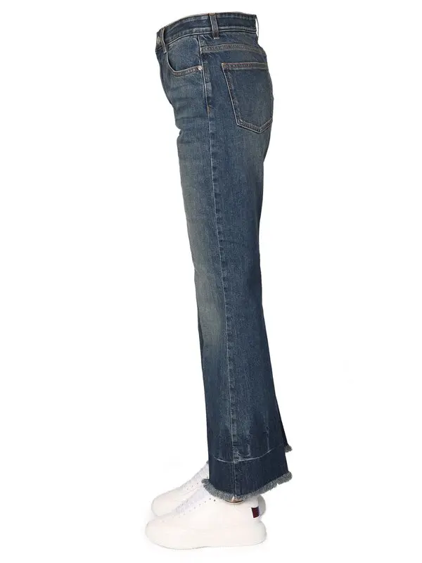 Stella McCartney High Rise Wide Leg Jeans