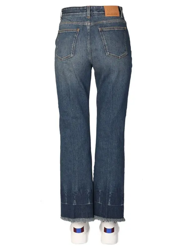Stella McCartney High Rise Wide Leg Jeans