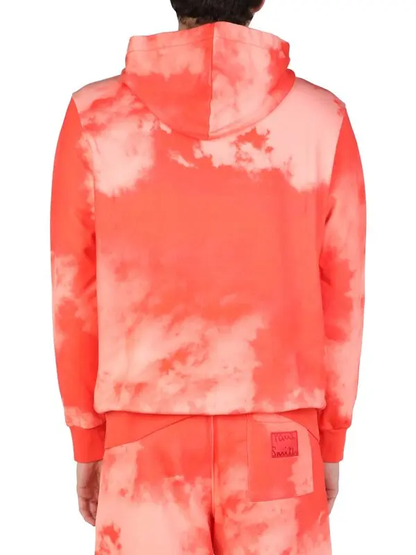 Paul Smith Coral Cloud Sweatshirt With Drawstring Hood