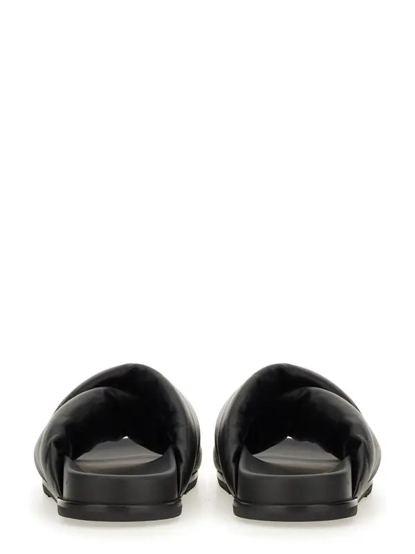 Rick Owens Leather Slide Sandal