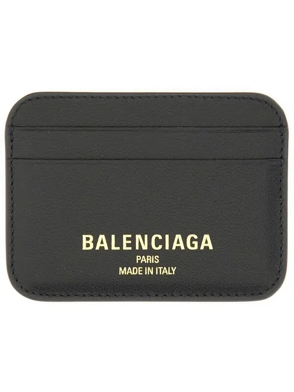 Balenciaga Cash 2.0 Card Holder - Black