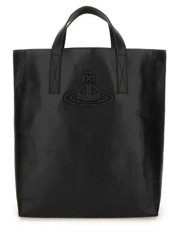 VIVIENNE WESTWOOD Medium Sarah Tote Bag - Black
