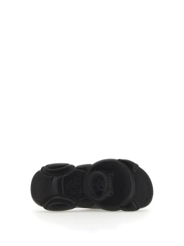 Moschino Rubber Teddy Sole Mules