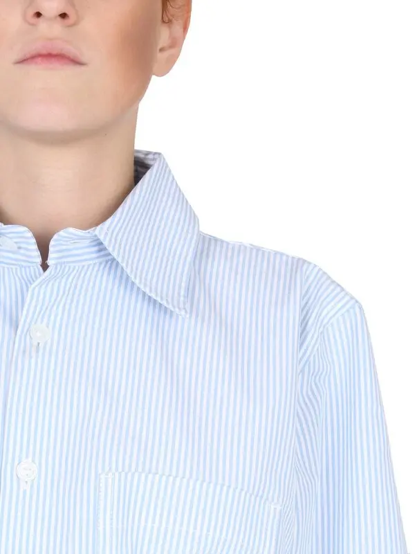 Bottega Veneta Shirt With Curved Back
