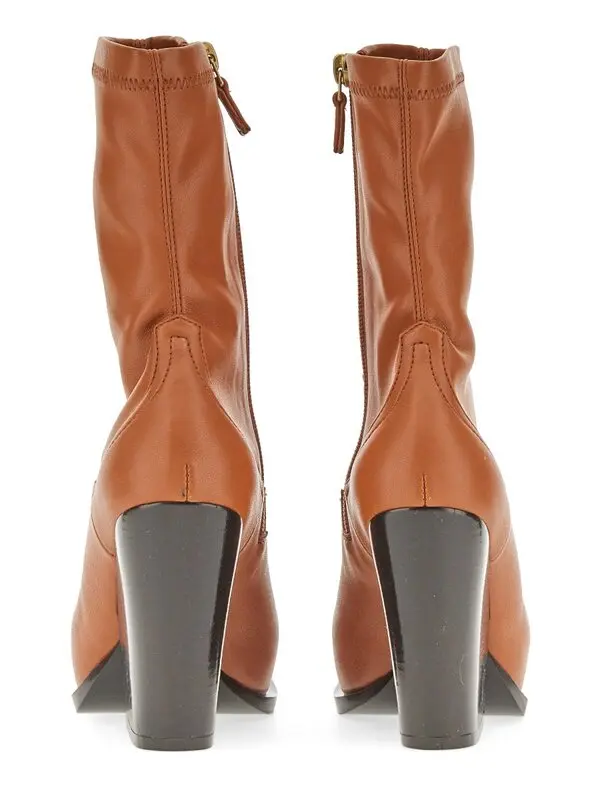 Stella McCartney Faux Leather Cowboy Boots