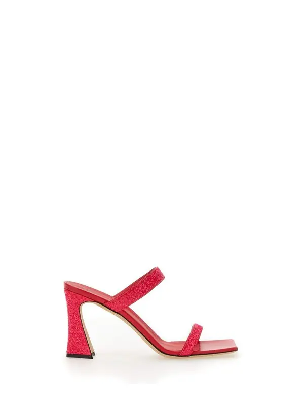 GIUSEPPE ZANOTTI Glitter Mule Sandals - Pink