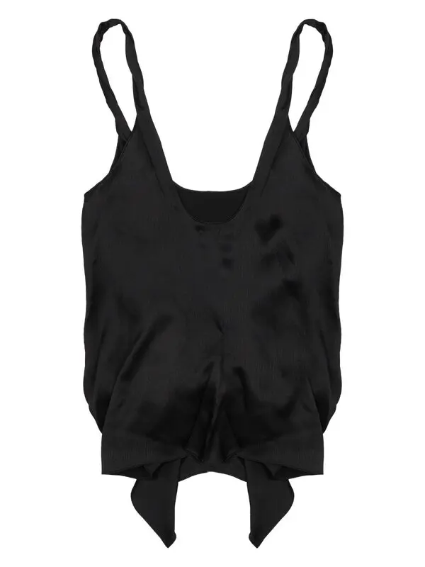 JW Anderson Knot Detailing Camisole - Black