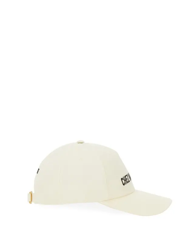 Valentino Garavani Baseball Cap With Embroidery - Cream
