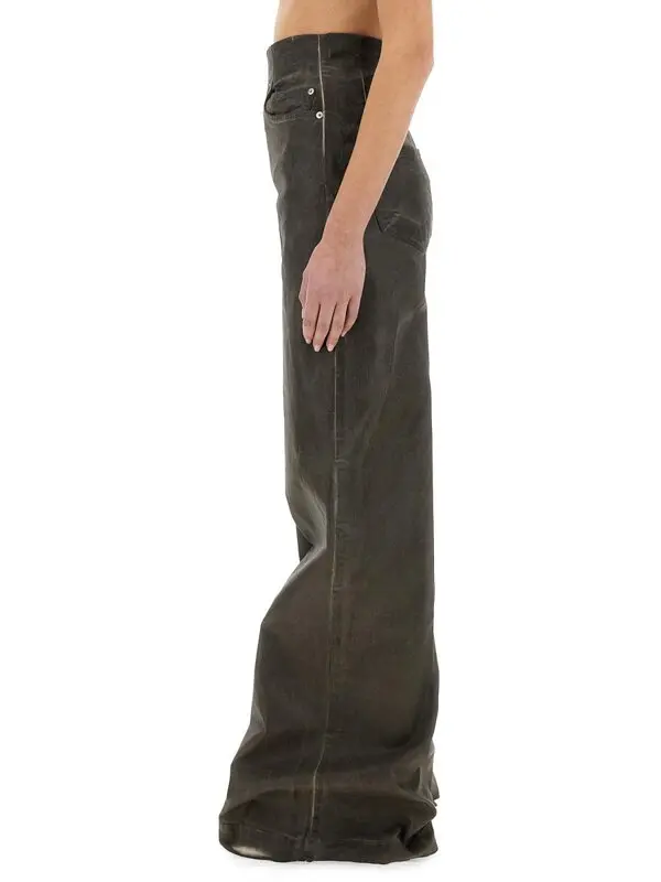 Rick Owens Dirt Cooper Denim Pants - Gray