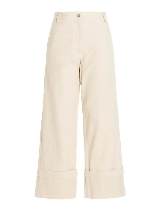 Moncler Flared Pants - White