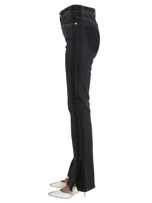 Alexander McQueen Wide Leg Jeans - Black