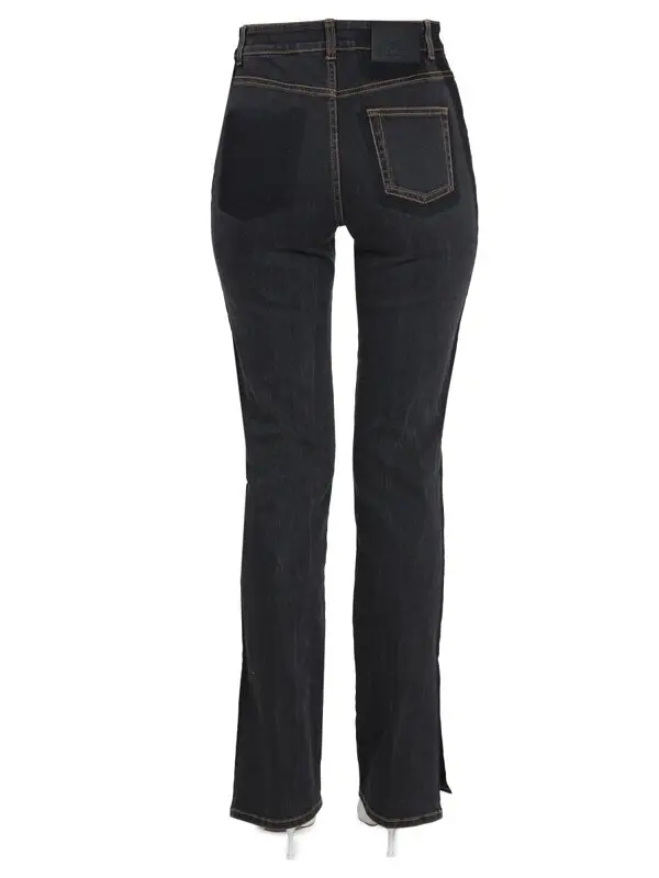 Alexander McQueen Wide Leg Jeans - Black