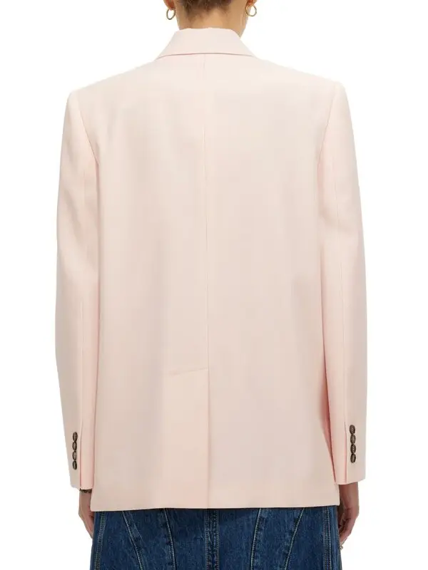 Alexander McQueen Double-breasted Jacket With Peak Lapels