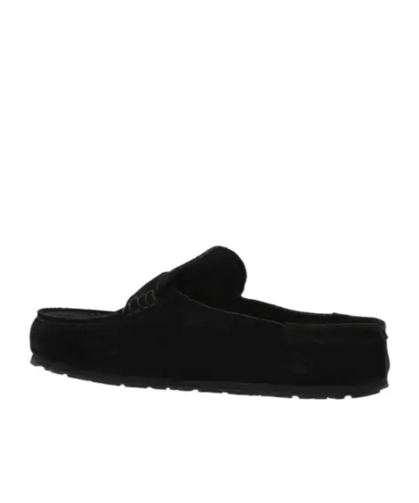 BIRKENSTOCK Naples Suede Loafer-style Mules