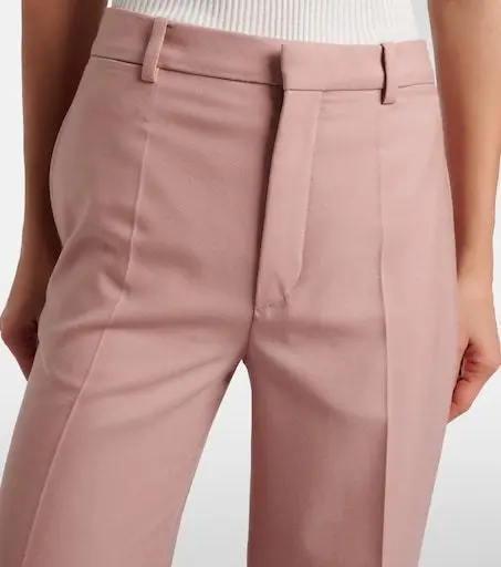 Chloé Virgin Wool Flared Pants