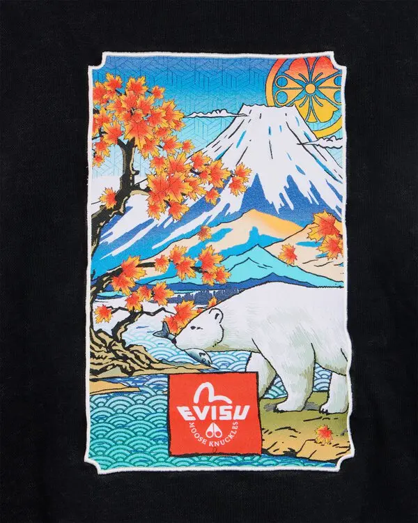 Moose Knuckles X Evisu Printed Hoodie