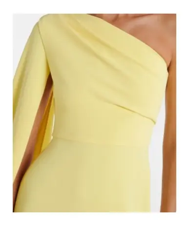 Solace Yazmin Asymmetric Caped Gown