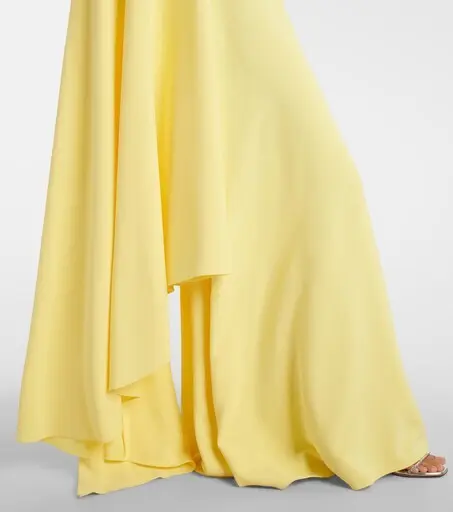 Solace Yazmin Asymmetric Caped Gown