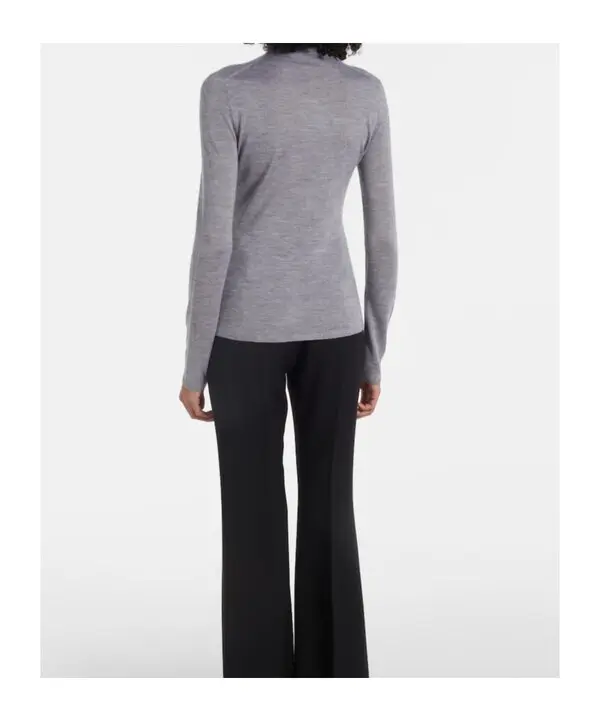 Gabriela Hearst Costa Cashmere And Silk Turtleneck Top