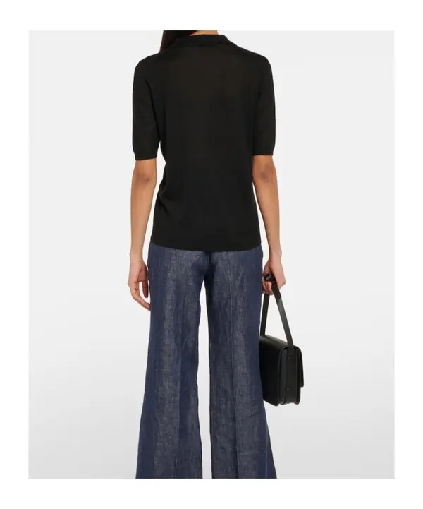 Gabriela Hearst Collared Short-sleeved Knitwear