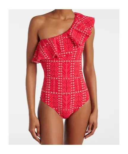 Isabel Marant Étoile Sicilya Ruffled Printed Swimsuit