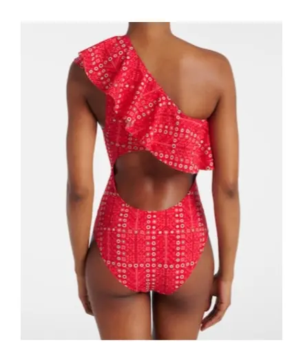Isabel Marant Étoile Sicilya Ruffled Printed Swimsuit