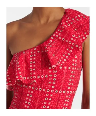 Isabel Marant Étoile Sicilya Ruffled Printed Swimsuit