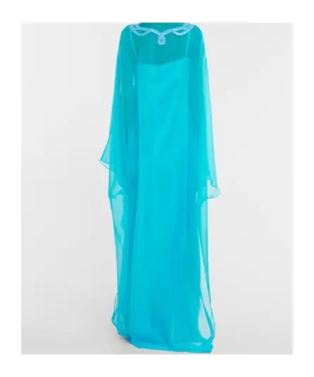 SAFIYAA LONDON Embellished Silk Chiffon Kaftan
