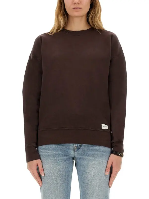 Saint Laurent Sweatshirt With Logo