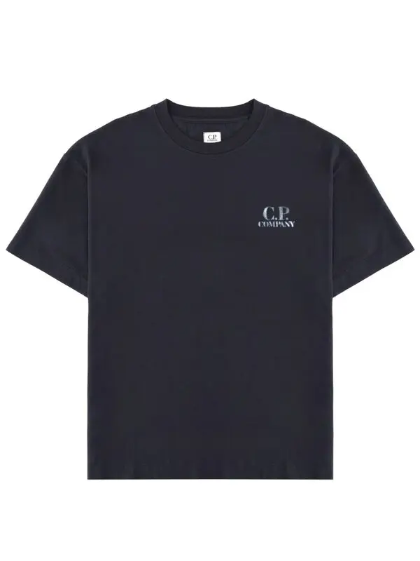 C.P. COMPANY T-shirt With Logo And Print - Blue