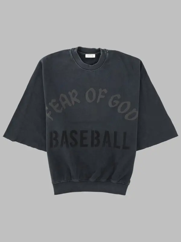Fear Of God Baseball" Graphic Sweatshirt - Multicolor