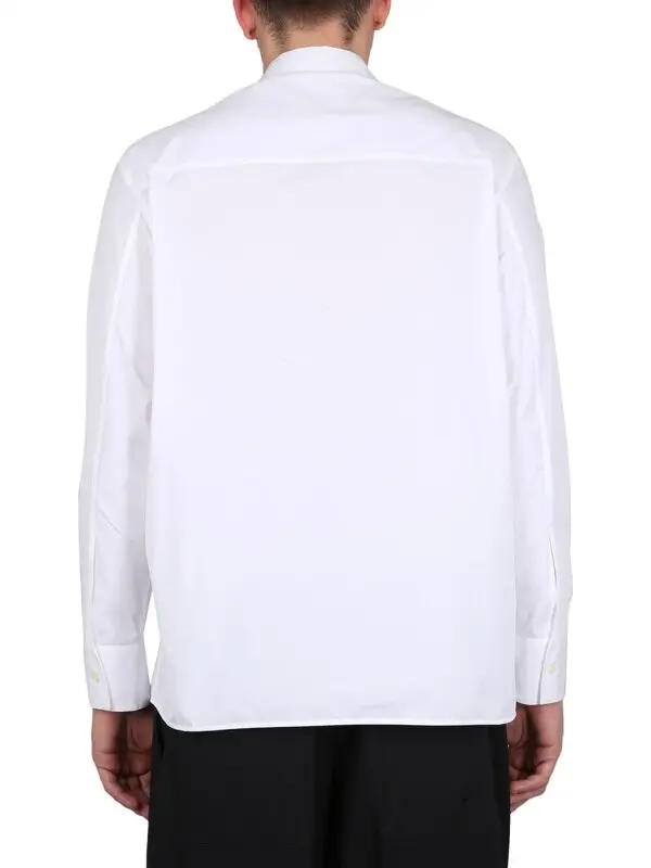 JIL SANDER Zippered Shirt - Cream