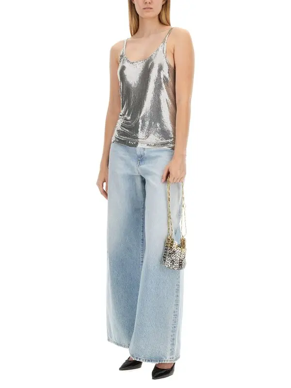 Rabanne Wire Mesh Tank Top