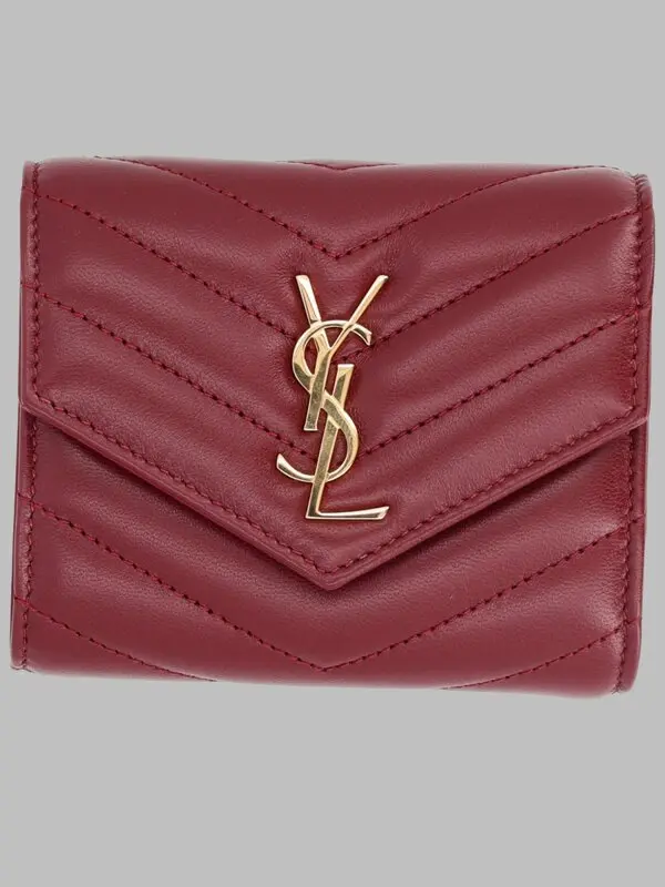 Saint Laurent Cassandre Matelassé Multi-fold Wallet