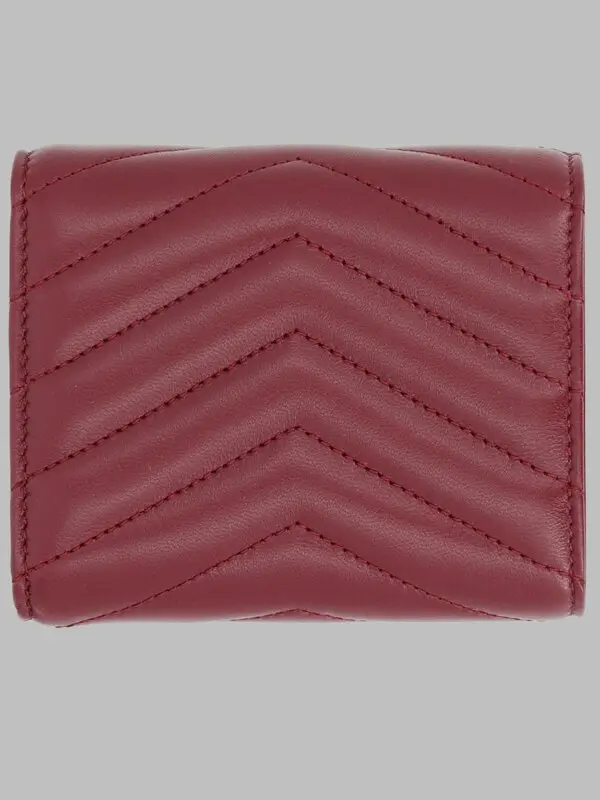 Saint Laurent Cassandre Matelassé Multi-fold Wallet