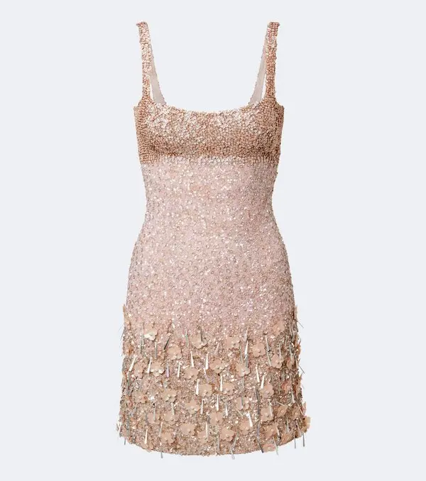 LA FUORI Maris Sequined Mini Dress