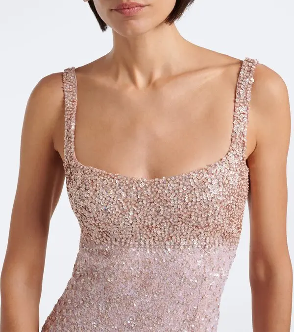 LA FUORI Maris Sequined Mini Dress