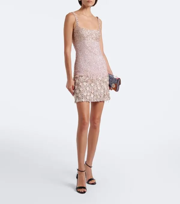 LA FUORI Maris Sequined Mini Dress