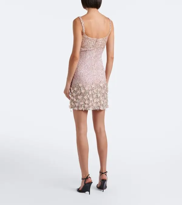 LA FUORI Maris Sequined Mini Dress