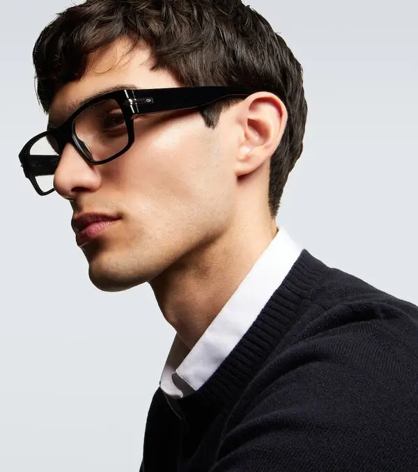 Dior Diorsuit Xl S1i Rectangular Full Rim Eyeglasses