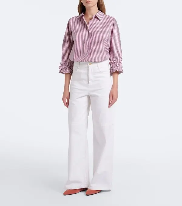 Max Mara Wide-leg Jeans - White