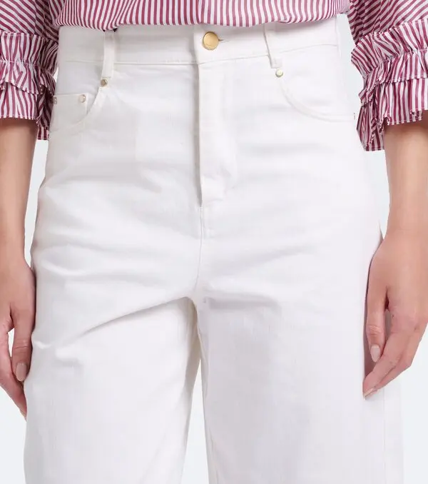 Max Mara Wide-leg Jeans - White