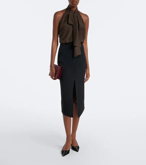 TOM FORD Satin Slingback Pumps