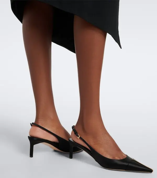 TOM FORD Satin Slingback Pumps