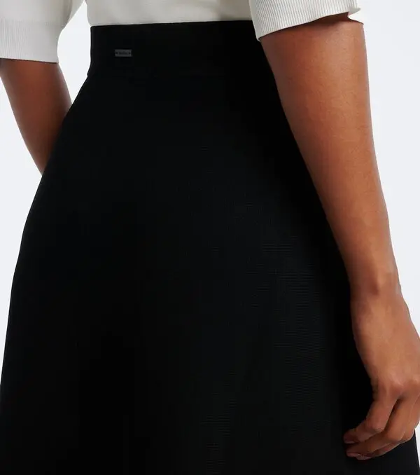 Max Mara Knitted A-line Midi Skirt