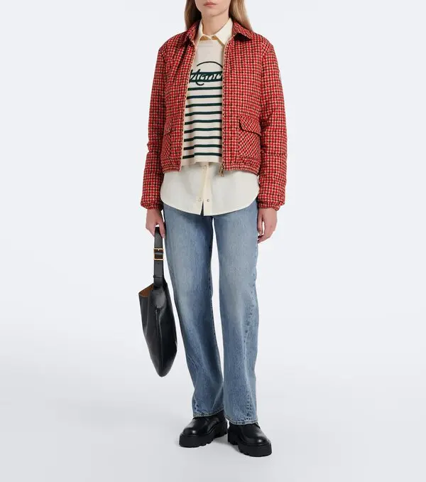 Moncler Aurea Leather Ankle Boots
