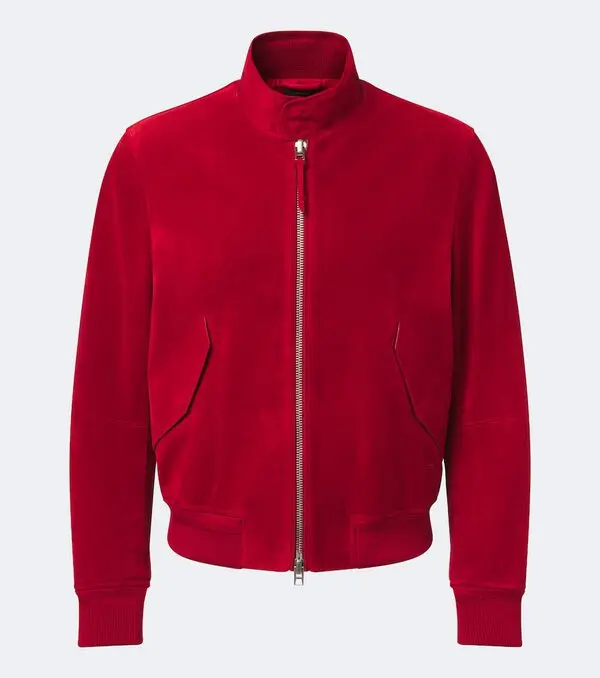 TOM FORD Suede Bomber Jacket