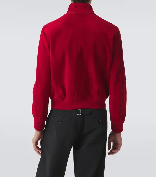 TOM FORD Suede Bomber Jacket