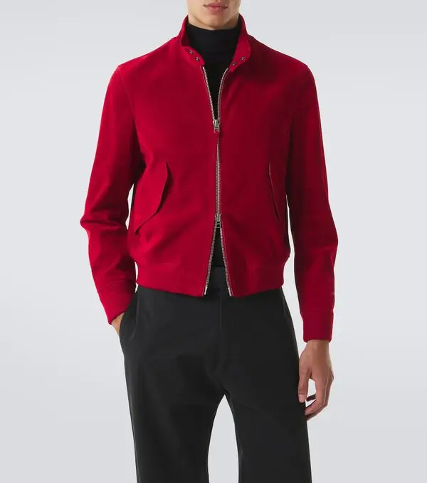 TOM FORD Suede Bomber Jacket